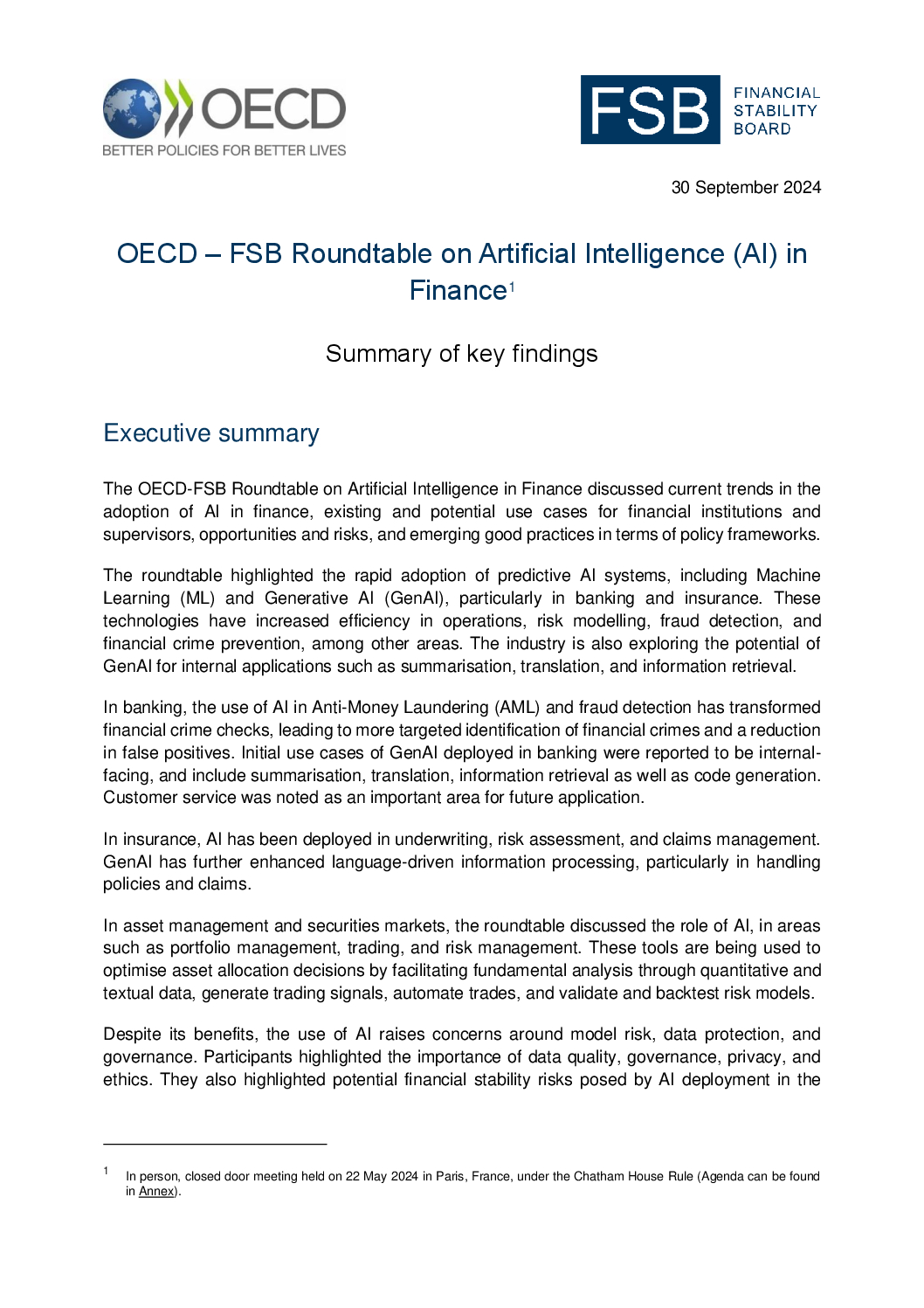 The Financial Stability Implications of Artificial Intelligence ...